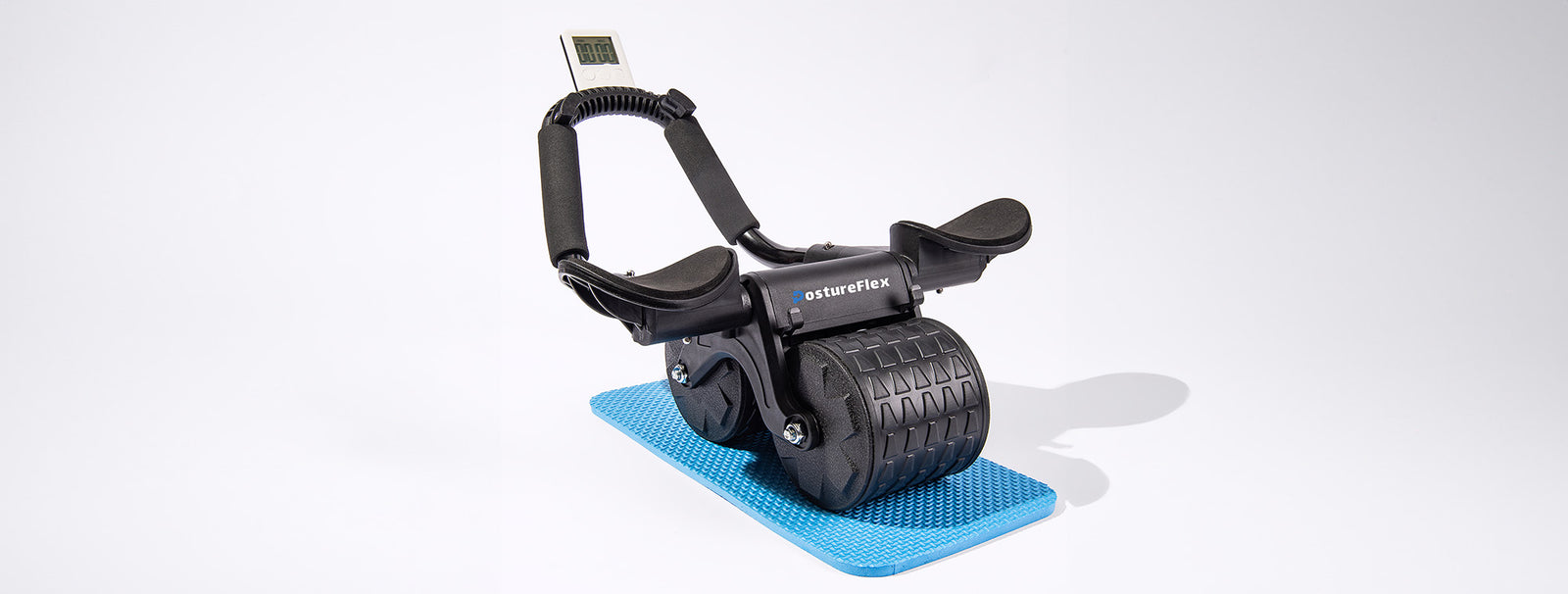 PostureFlex™ Ab Roller + Grip Strengthener